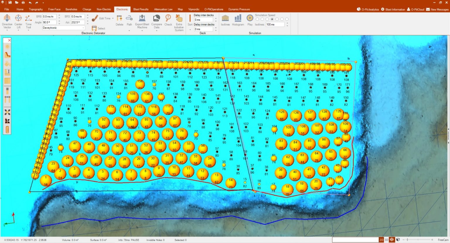 Figure 2 – Representation of the use of timing for material segregation ...