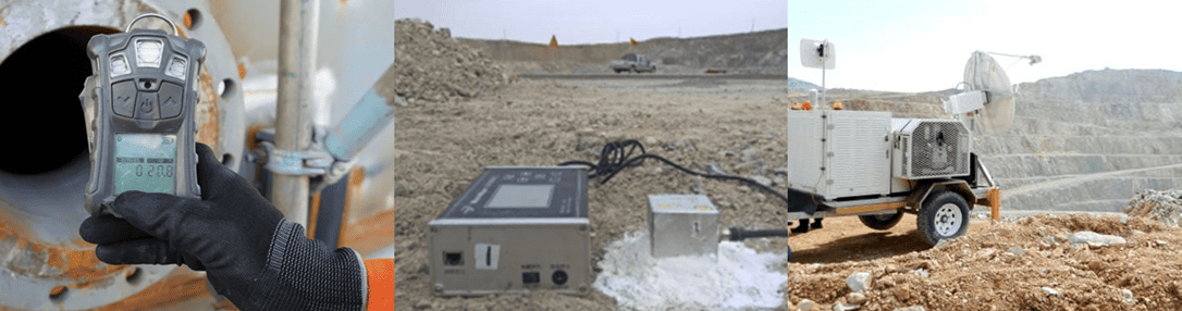 Figure 4- Different types of monitoring tools for mining applications